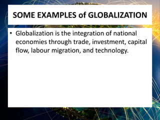 Globalization (BUSINESS ENVIRONMENT) | PPT