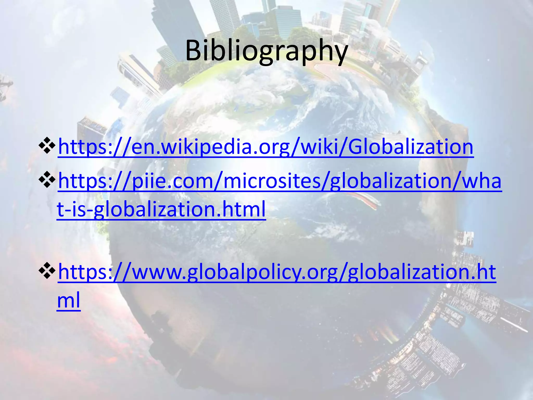 Globalization | PPTX