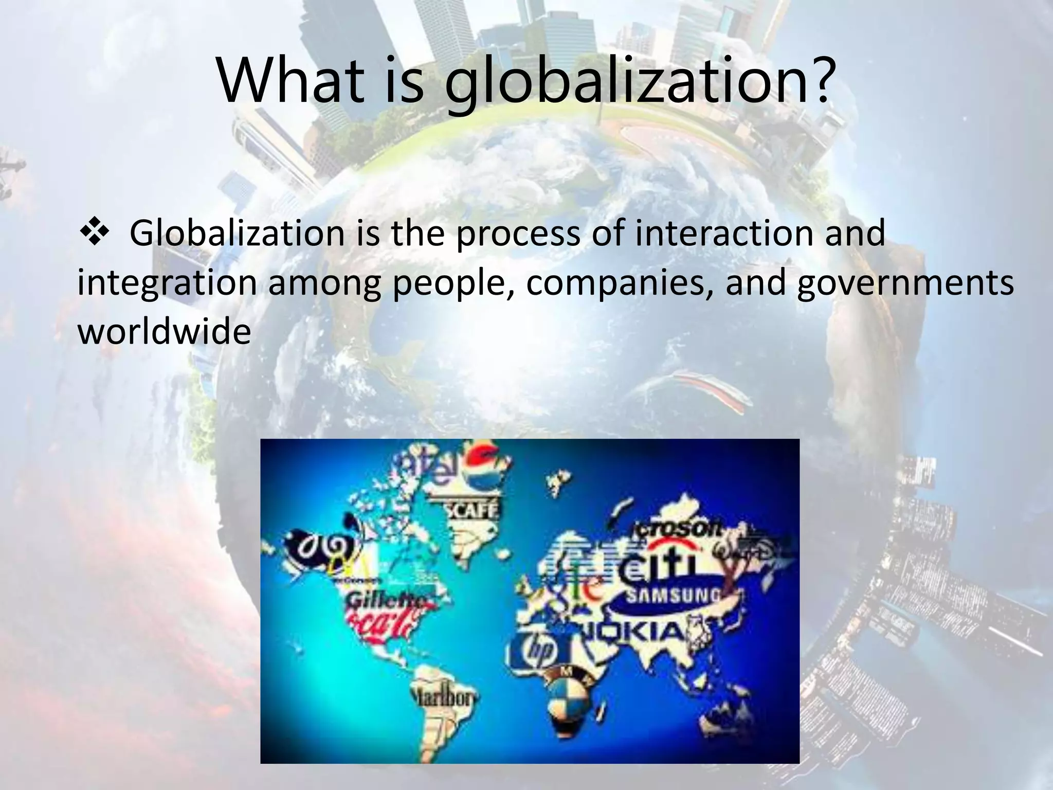 Globalization | PPTX