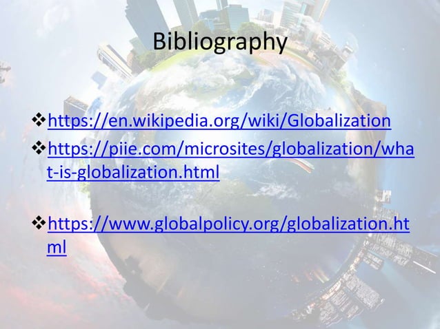 Globalization | PPTX