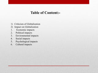 Globalization | PPT