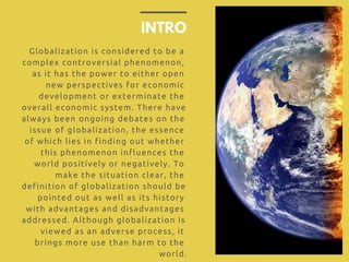 Presentation on Globalization | PDF