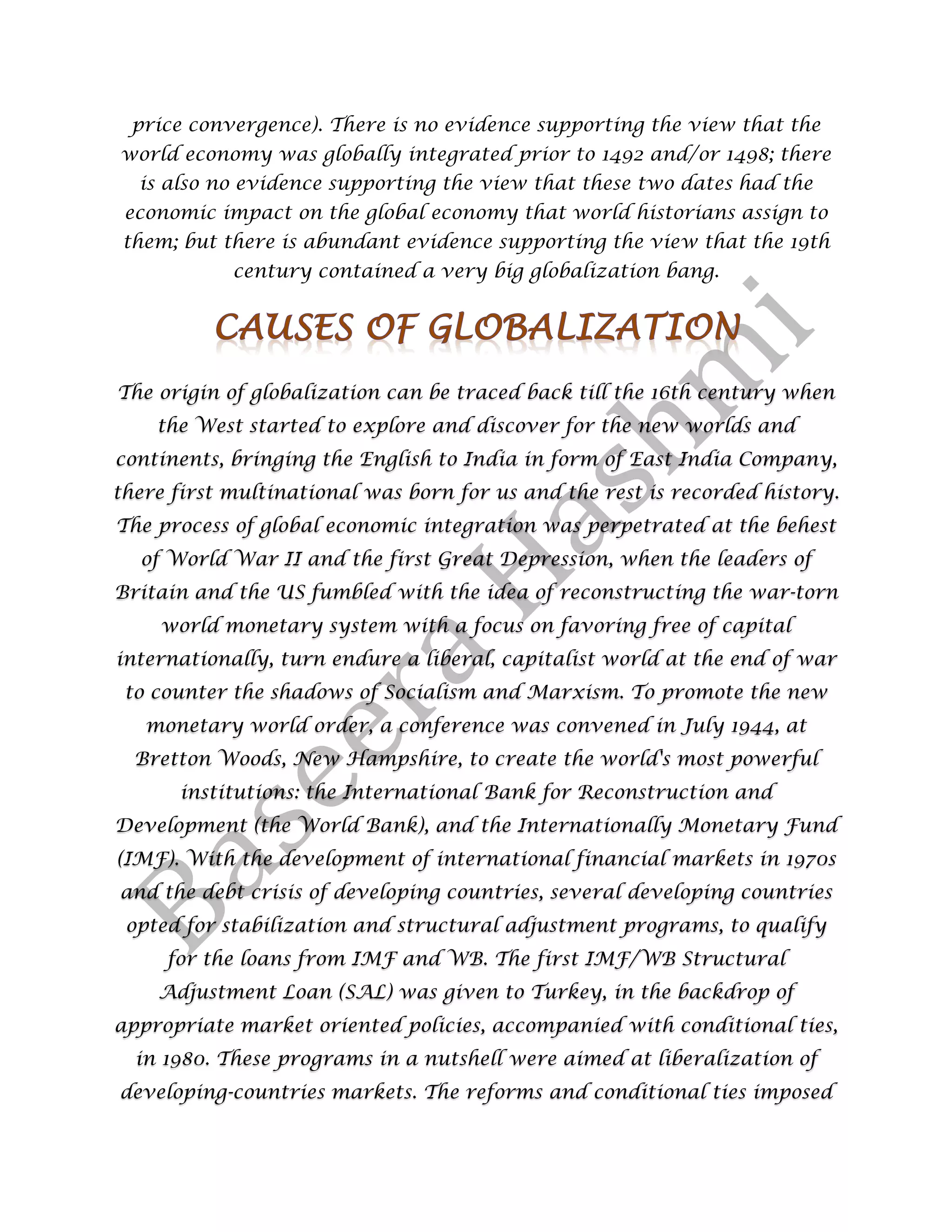 Globalization | PDF