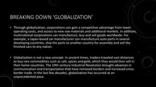 Globalization | PPTX