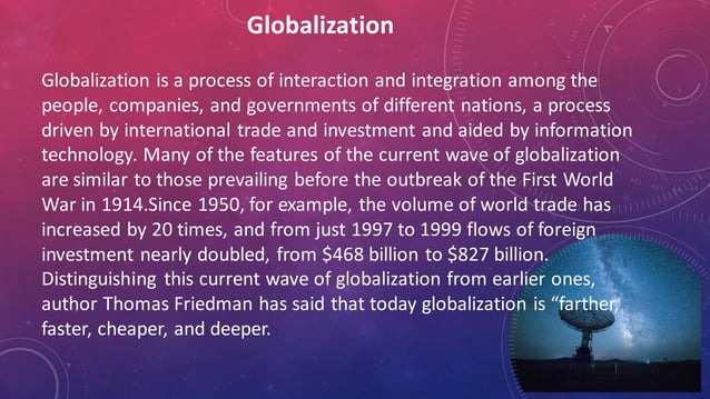 Globalization | PPT