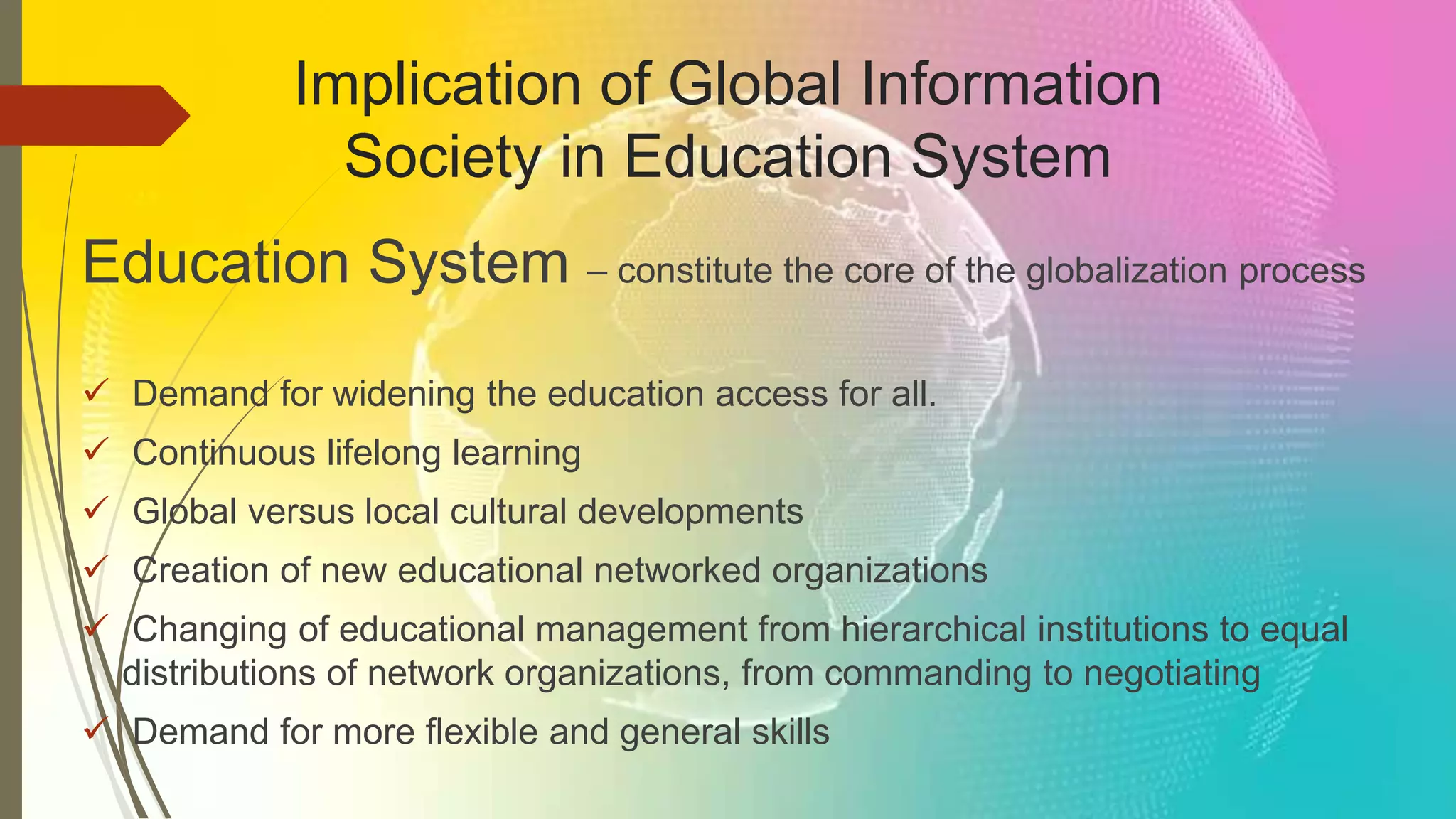 Globalization and Education | PPTX