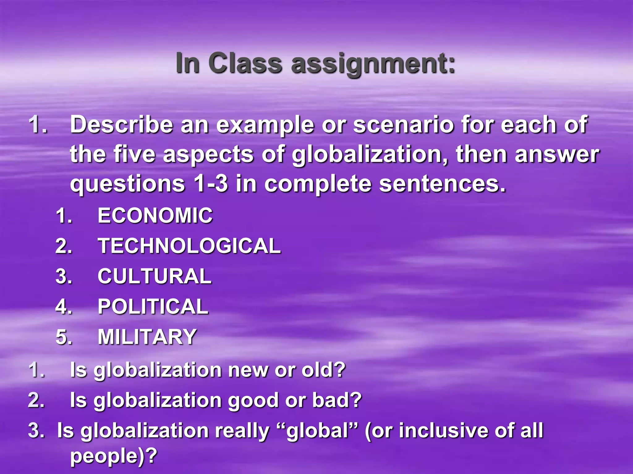 Globalization | PPTX