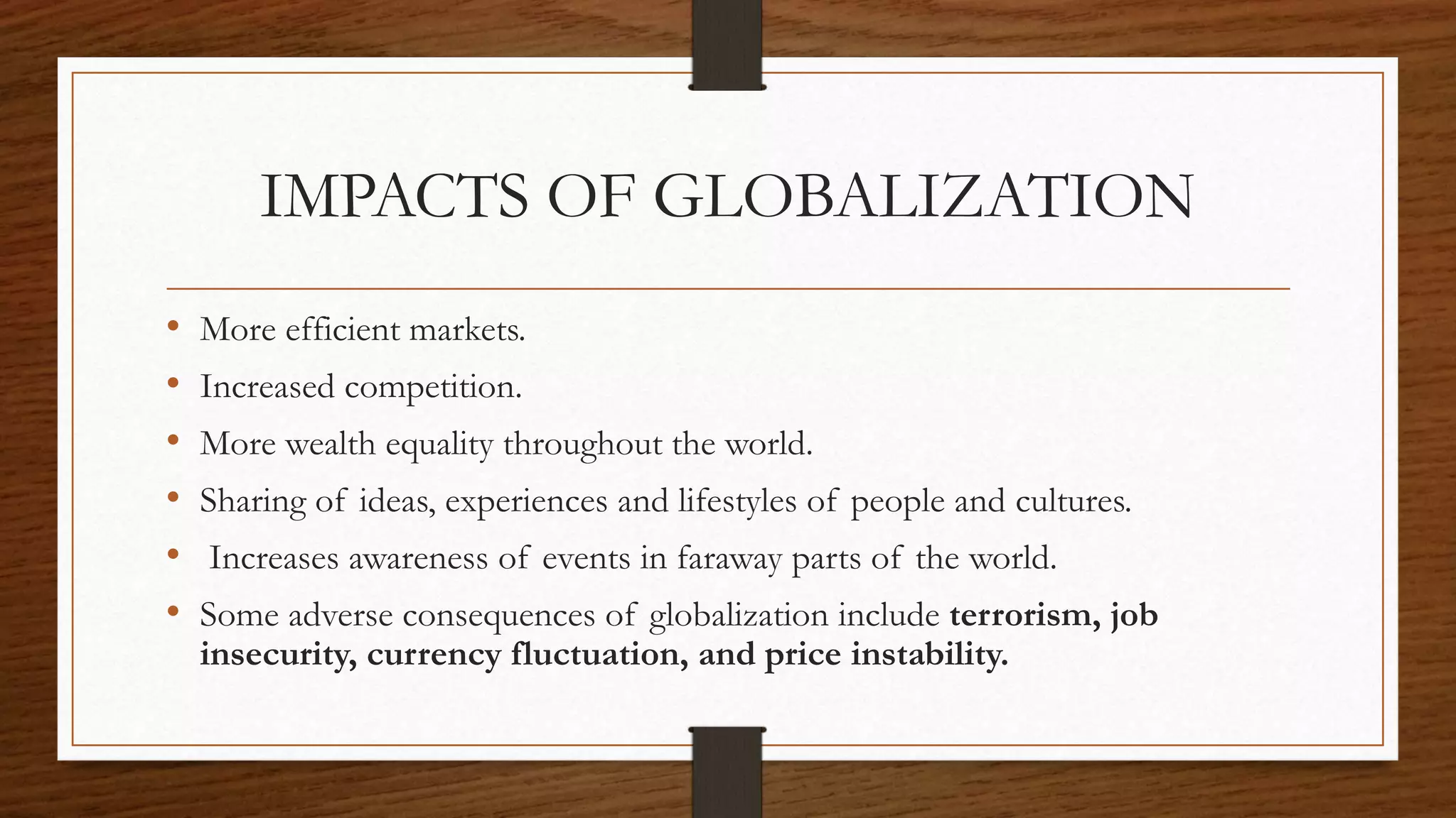 Globalization | PPTX