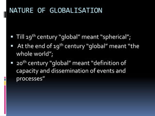 GLOBALIZATION.pptx | Economy | Business and Finance