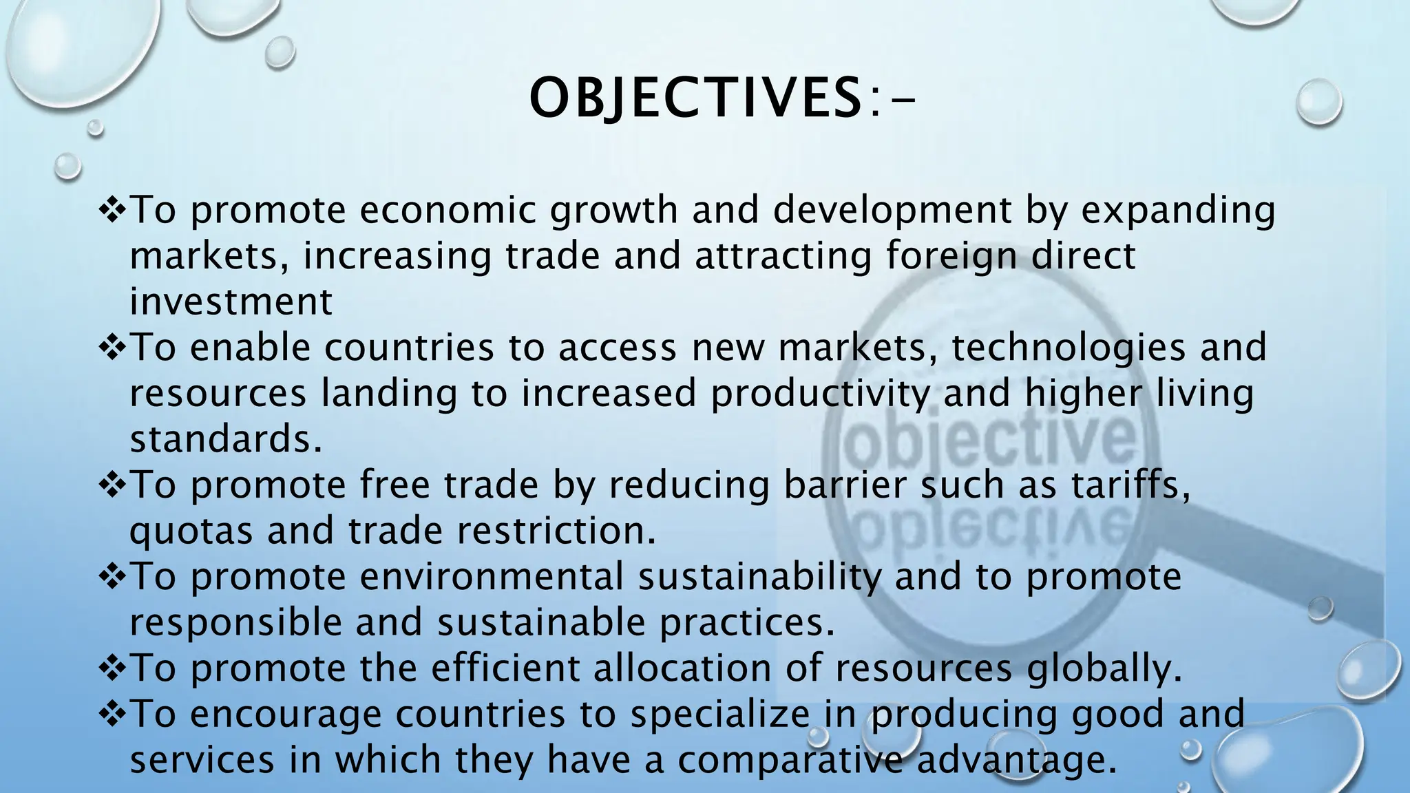 globalisation project report displayed overview | PPTX
