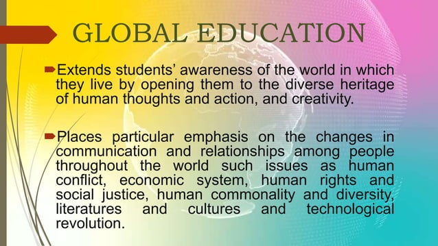 globalization and education sociology of education | PPT