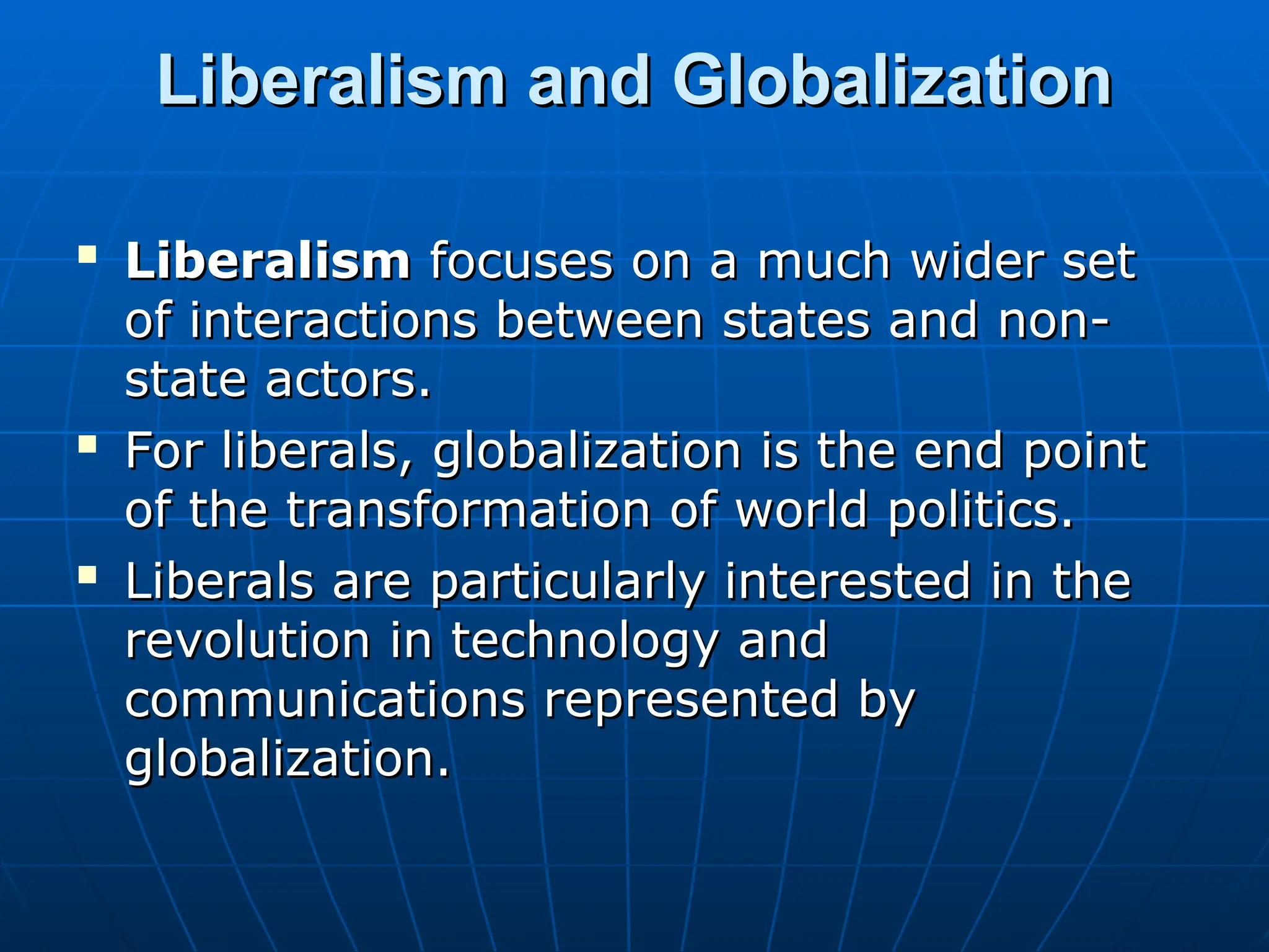 Globalization.ppt in international relations | PPT