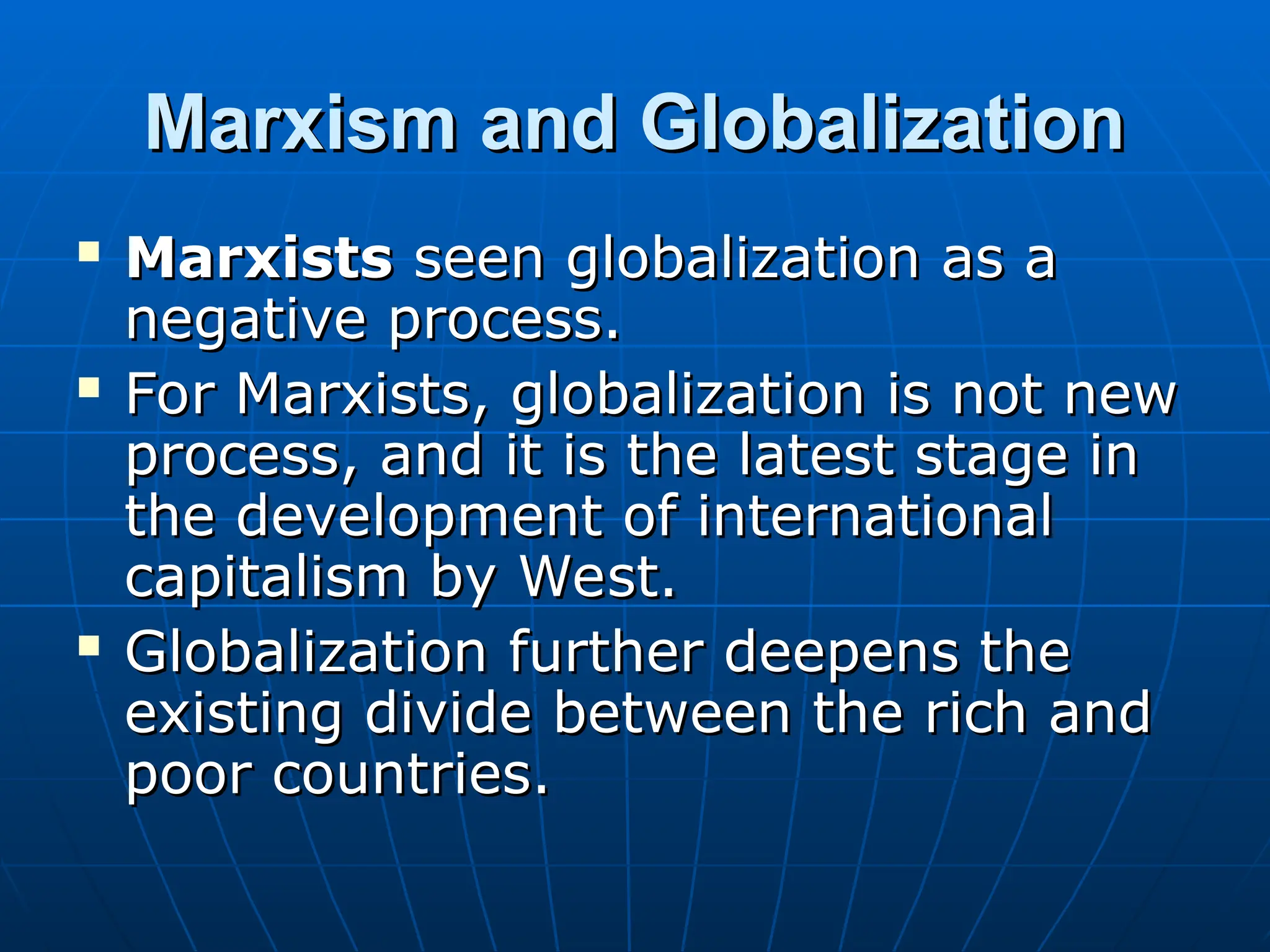 Globalization.ppt in international relations | PPT