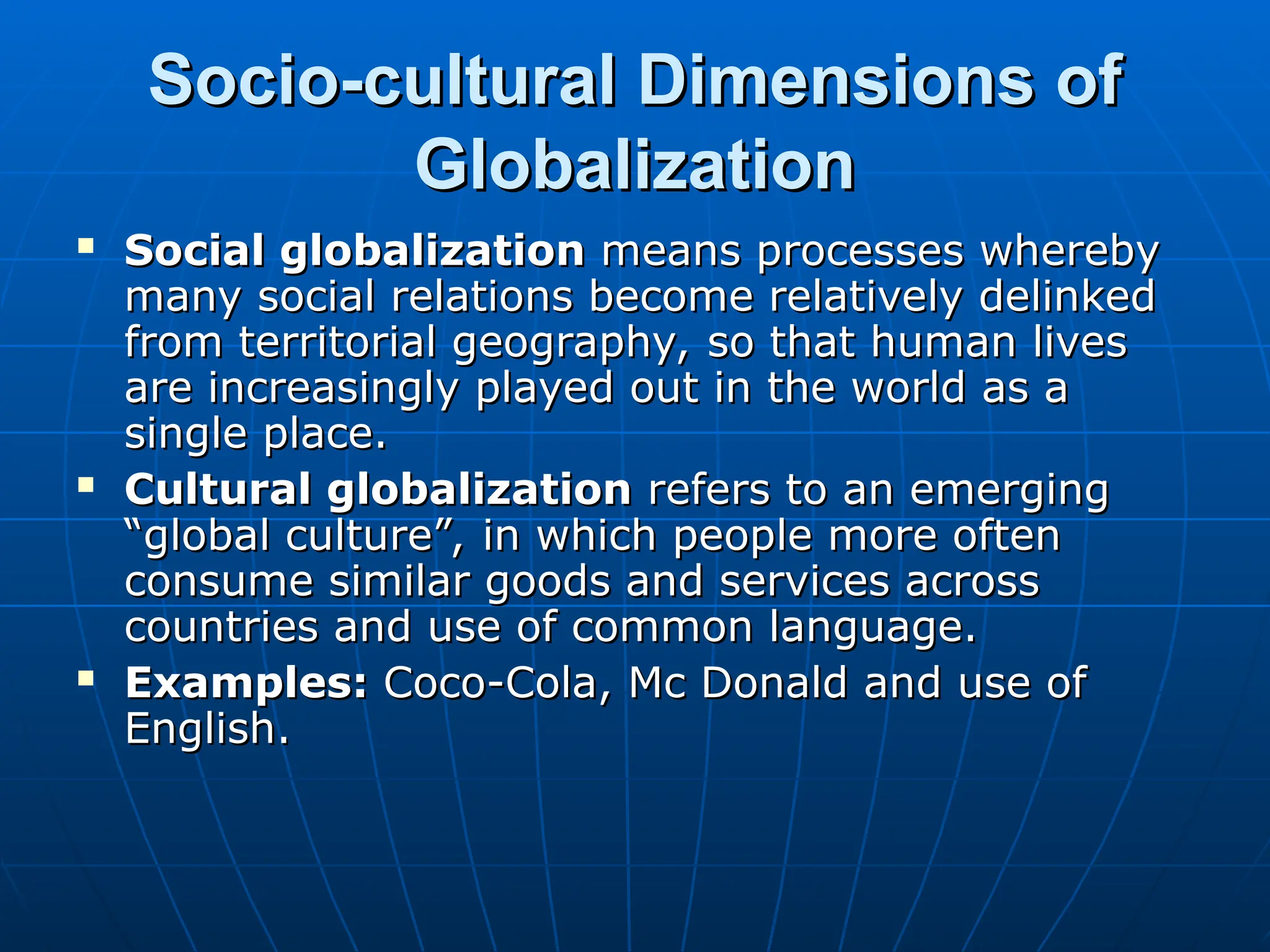 Globalization.ppt in international relations | PPT