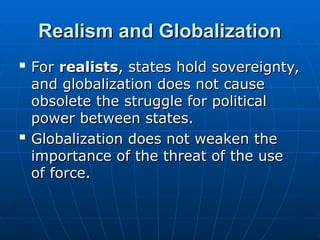 Globalization.ppt in international relations | PPT