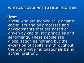 Globalization.ppt in international relations | PPT