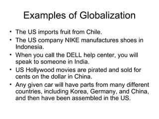 Globalization And A Changing World[1] | PPT | Economy | Business and ...