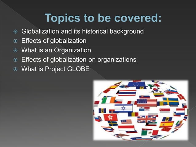 Globalization and-its-impact-on-organization | PPTX | Business ...