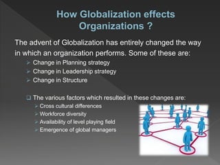 Globalization and-its-impact-on-organization | PPTX