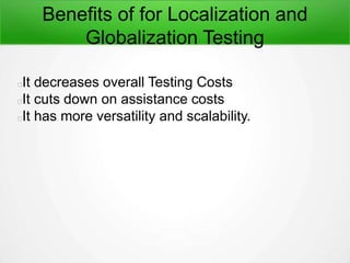 Globalization and-localization-testing-overview | PPTX | Technology ...