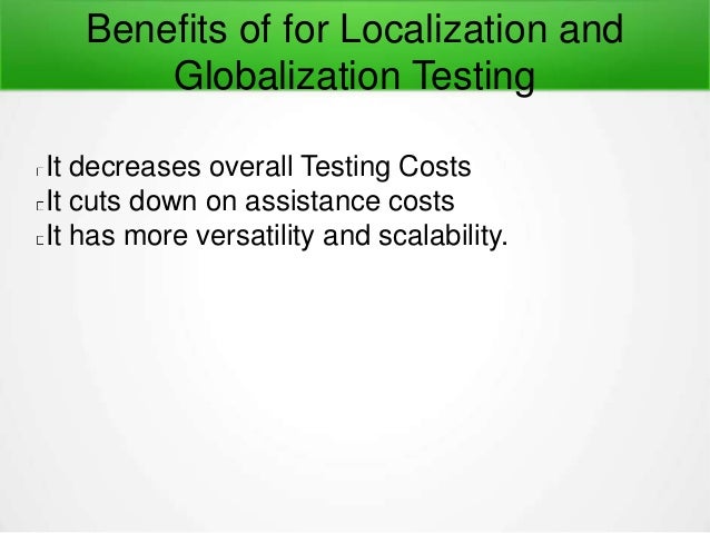 Globalization And Localization Testing Overview