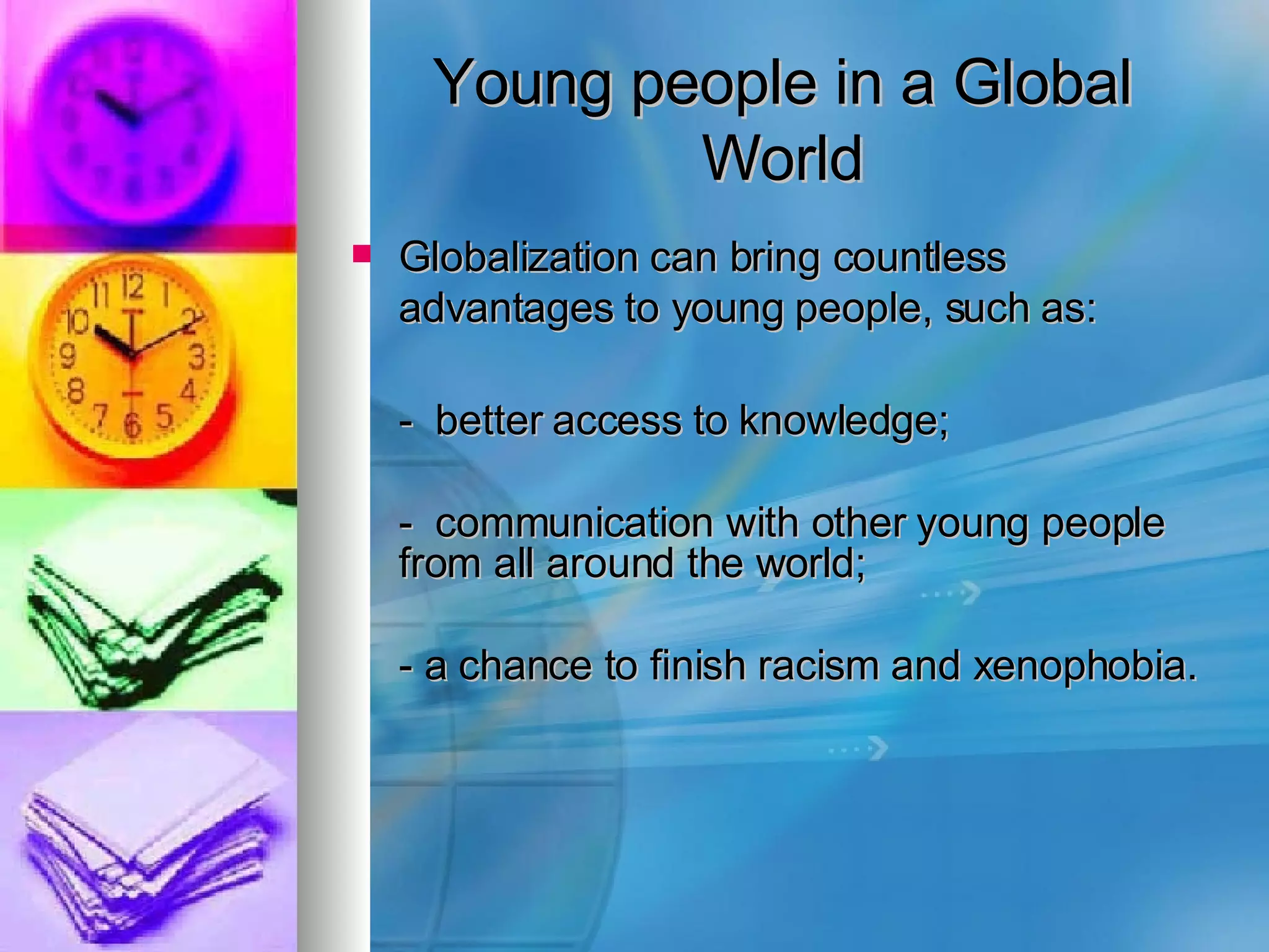 Globalization and Youth | PPT
