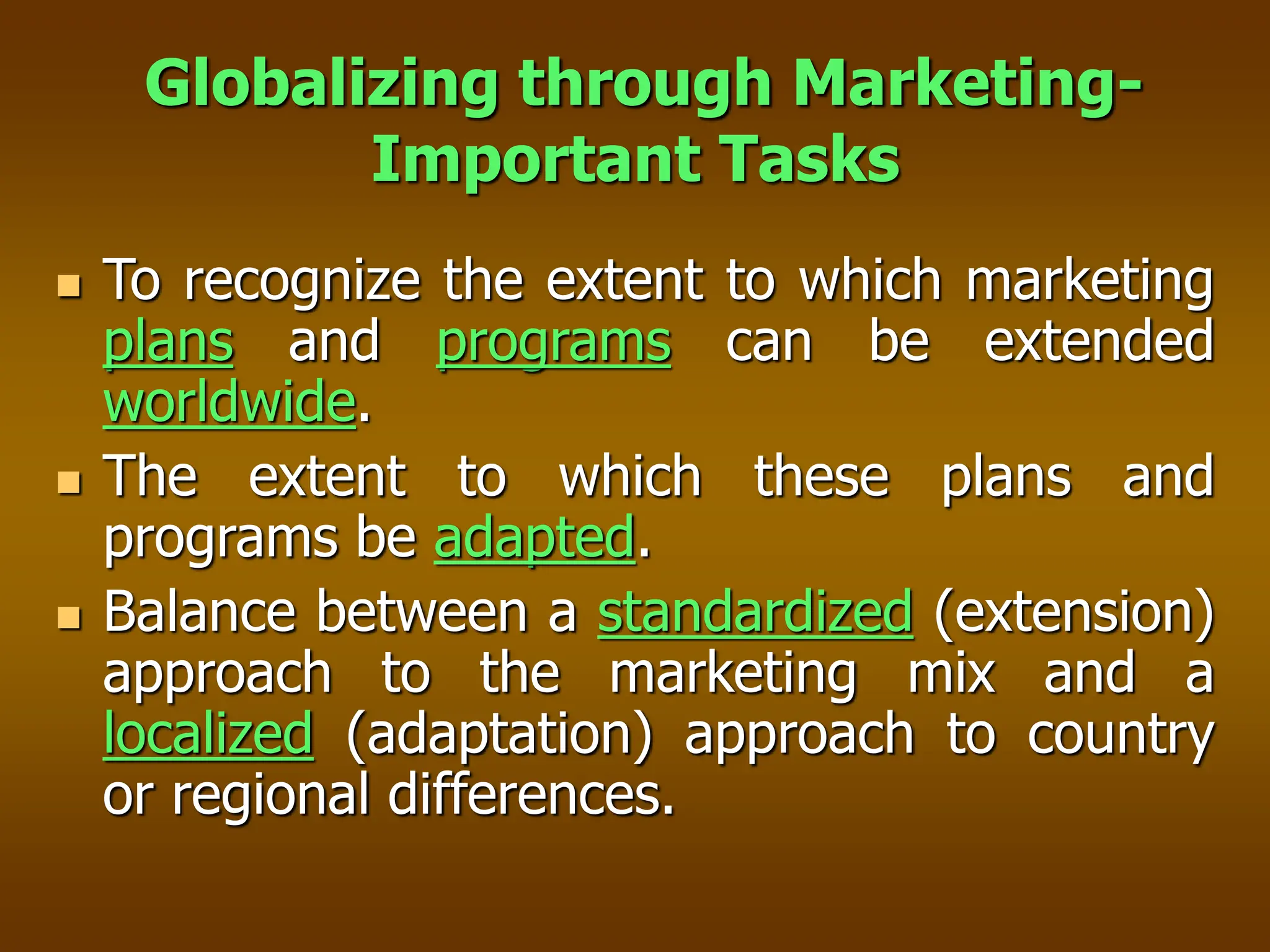 Globalization major forces is kind of components of global running ...