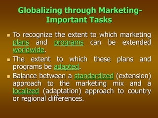 Globalization major forces is kind of components of global running ...
