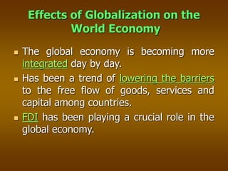 Globalization major forces is kind of components of global running ...