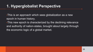 Globalization: Definition, Perspectives and Theories | PDF
