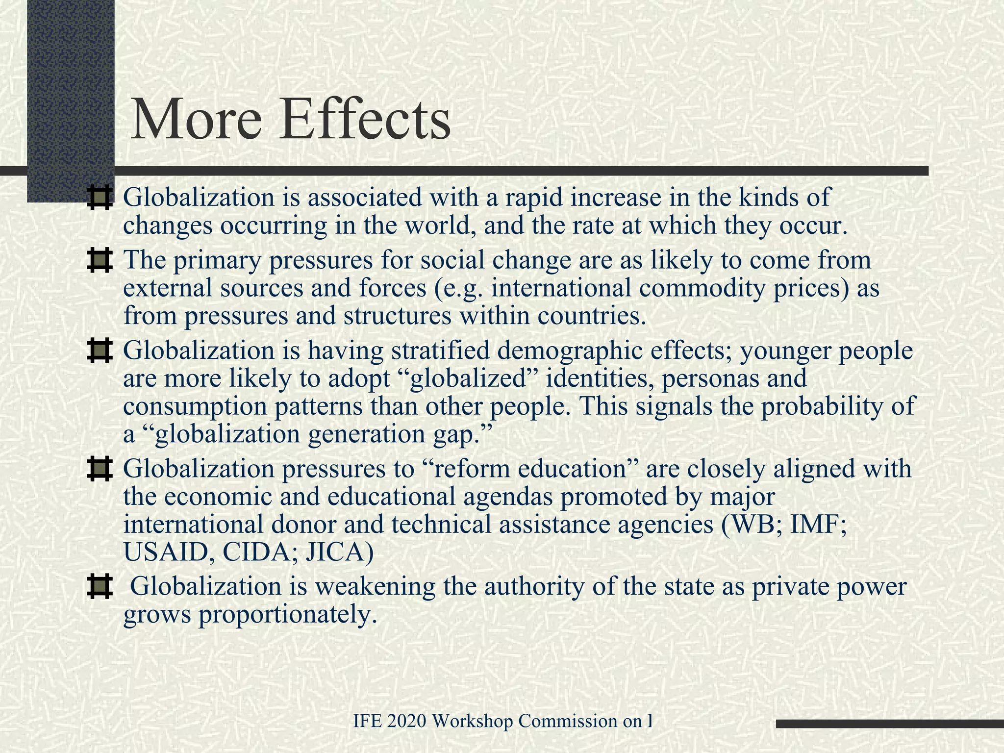 Globalization, Interdependence And Education | PPT | Business ...
