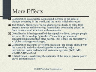 Globalization, Interdependence And Education | PPT | Business ...