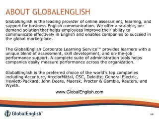 Globalization Of English 2007 Research | PPT