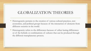GLOBALIZATION-THEORylkm/lhjhnjknjgghjbnmhf | PPT
