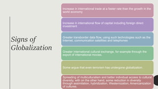 GLOBALIZATION-UNIT1.pptx | Business | Business and Finance