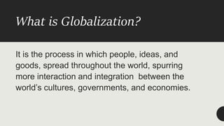 GLOBALIZATION-UNIT1.pptx | Business | Business and Finance
