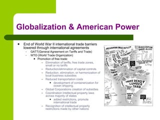 Globalization and American Power | PPT