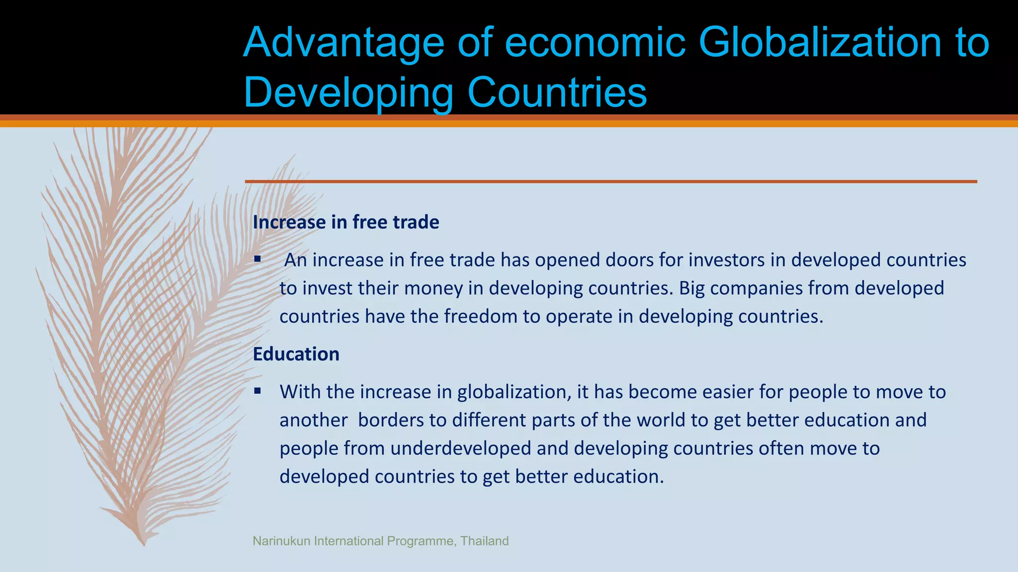 Globalization and | PPTX | Business | Business and Finance