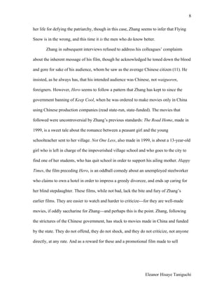 Globalization And Commodification Of Chinese Cinema | DOC | Movies ...