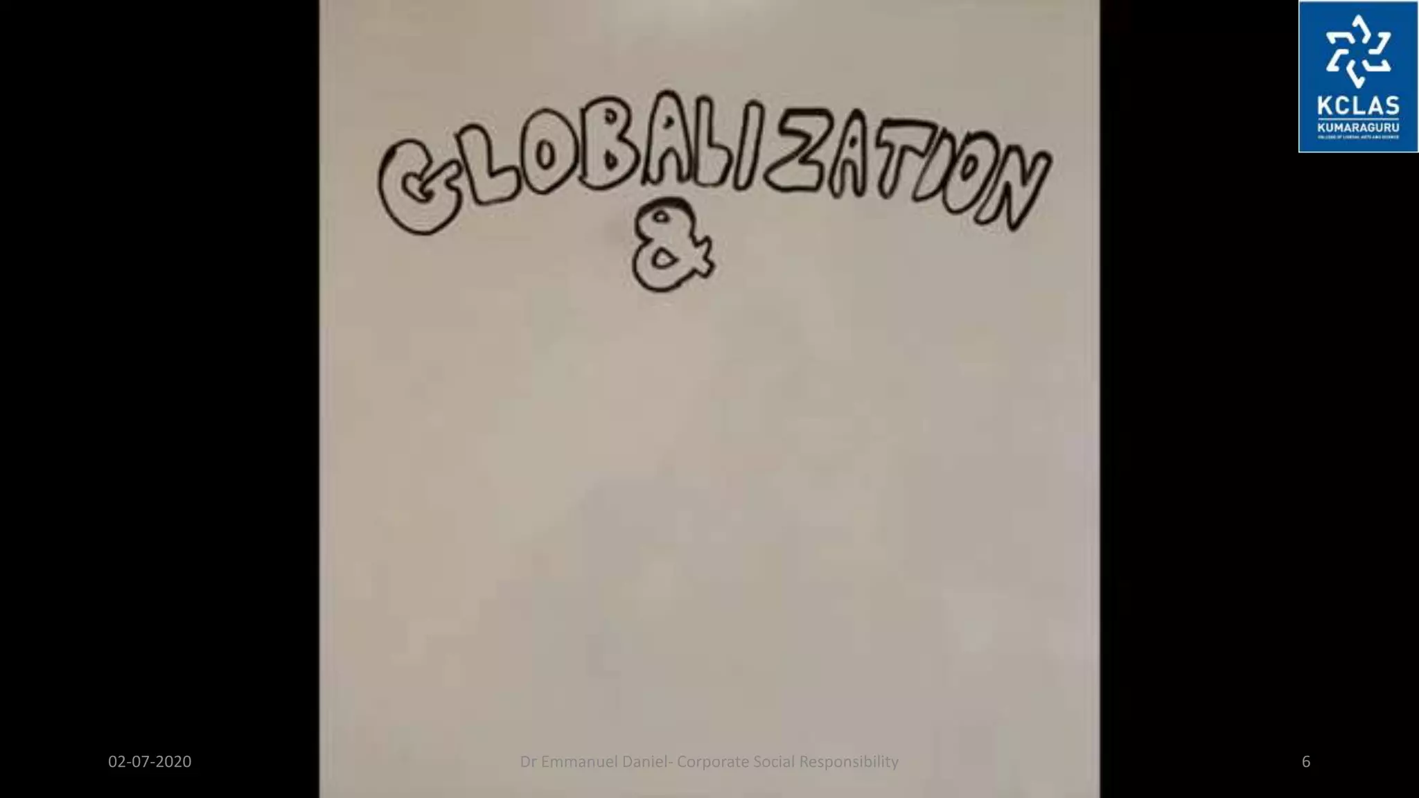 CSR meets Globalization | PPT