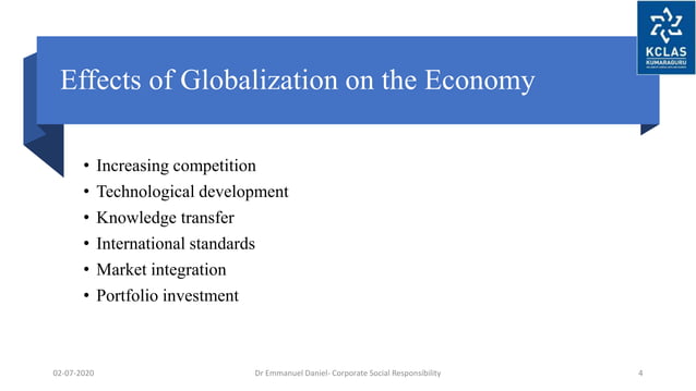 CSR meets Globalization | PPT