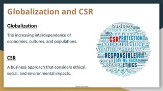 Globalization and Corporate Social Responsibility | PPTX