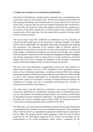 Globalization and cultural identity | DOCX