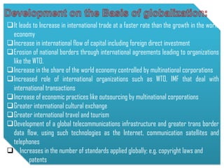 Globalization And Development | PPT