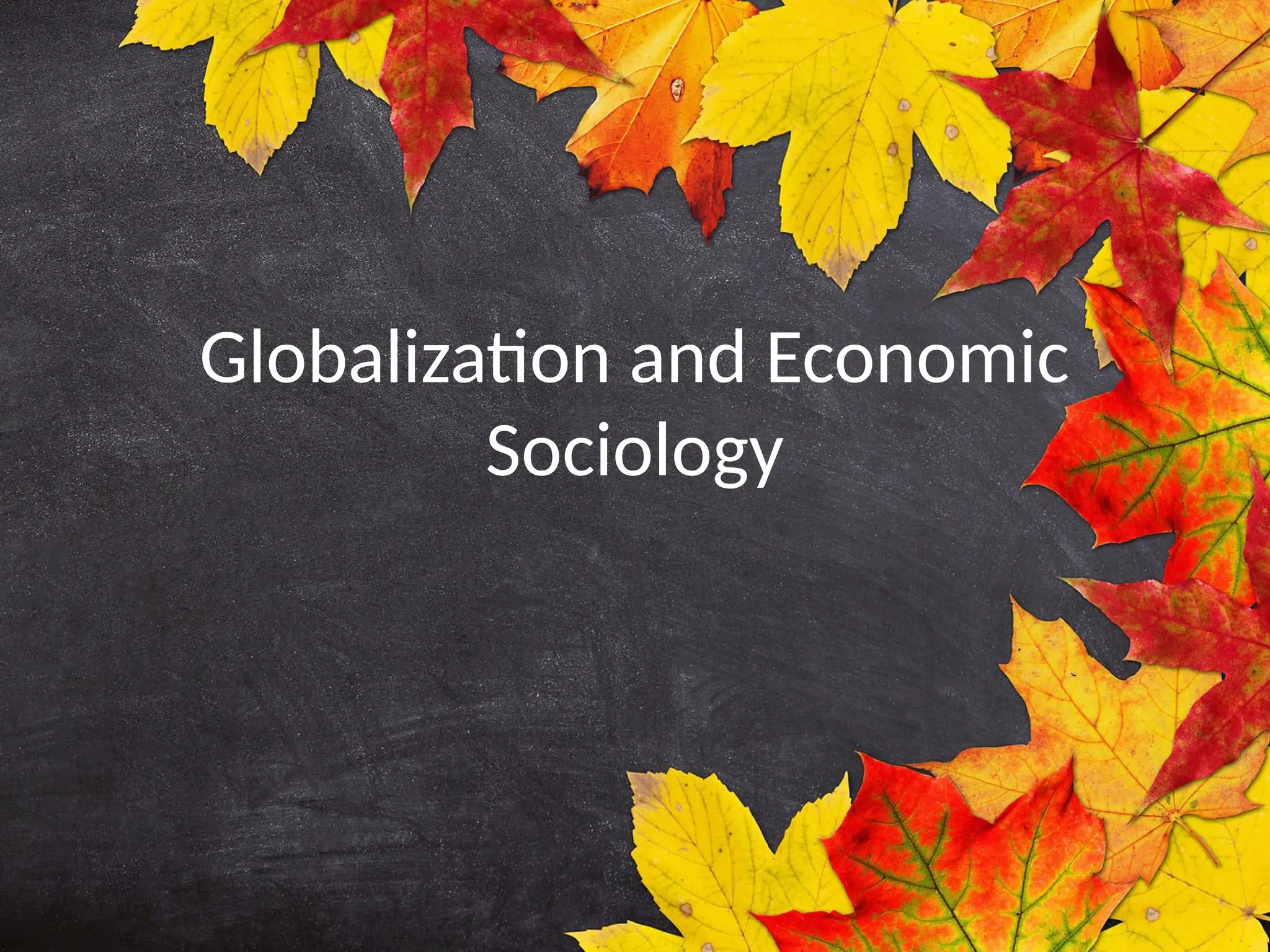 Globalization and Economic Sociology.pptx