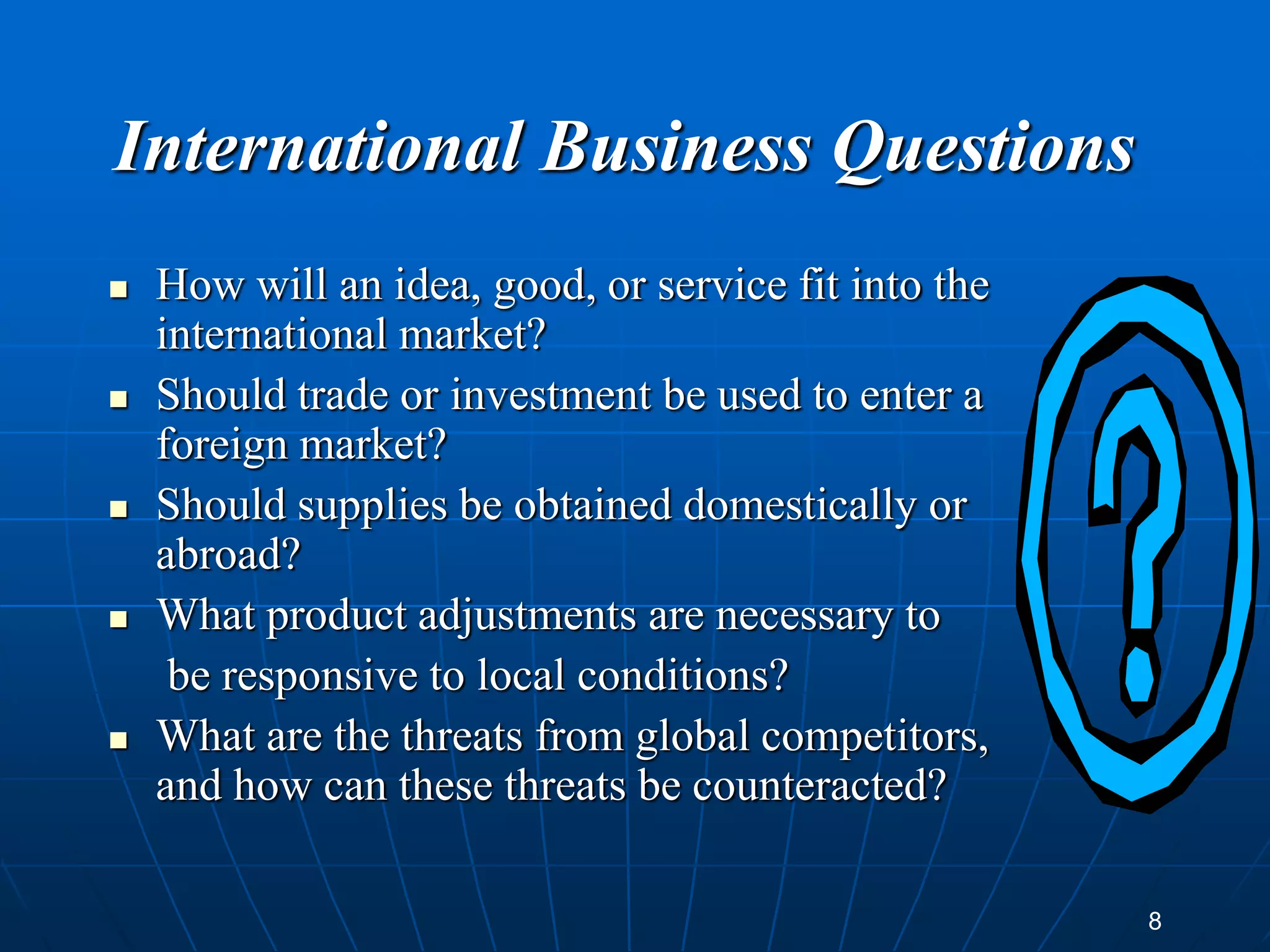 Globalization and ib | PPT