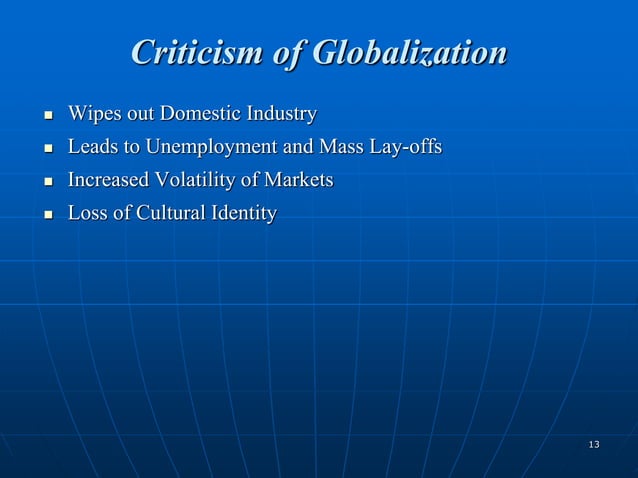 Globalization and ib | PPT