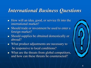Globalization and ib | PPT