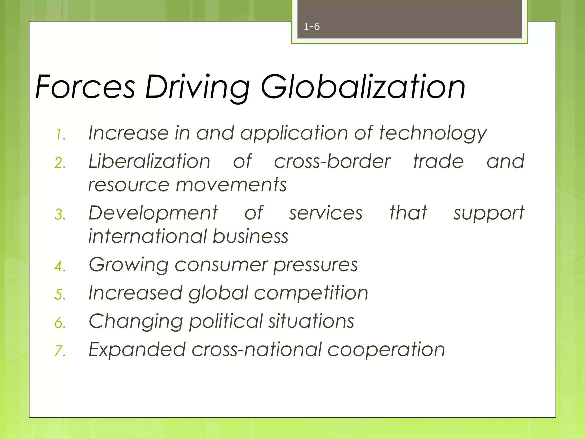 Globalization and international business | PPT
