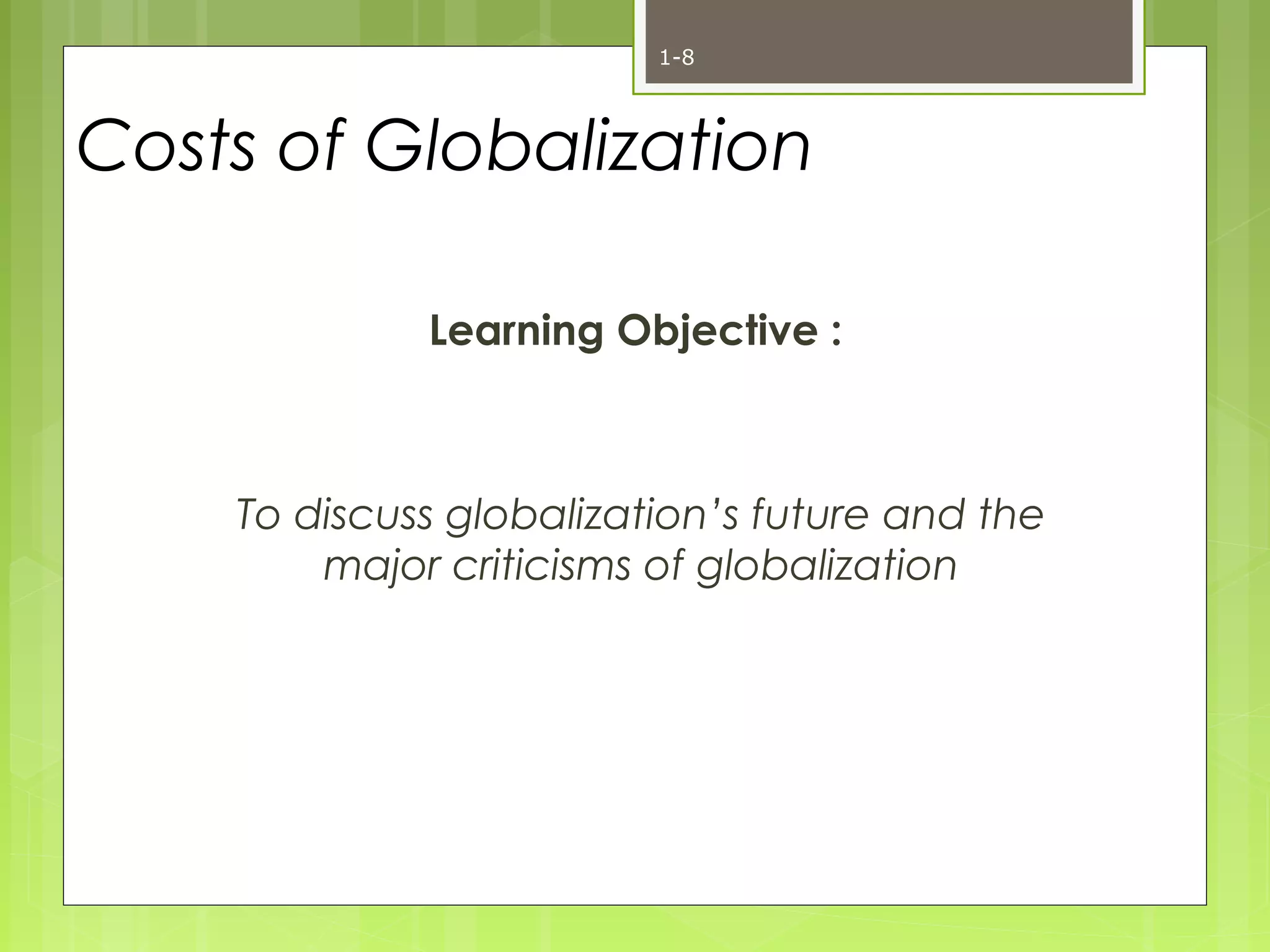 Globalization and international business | PPT